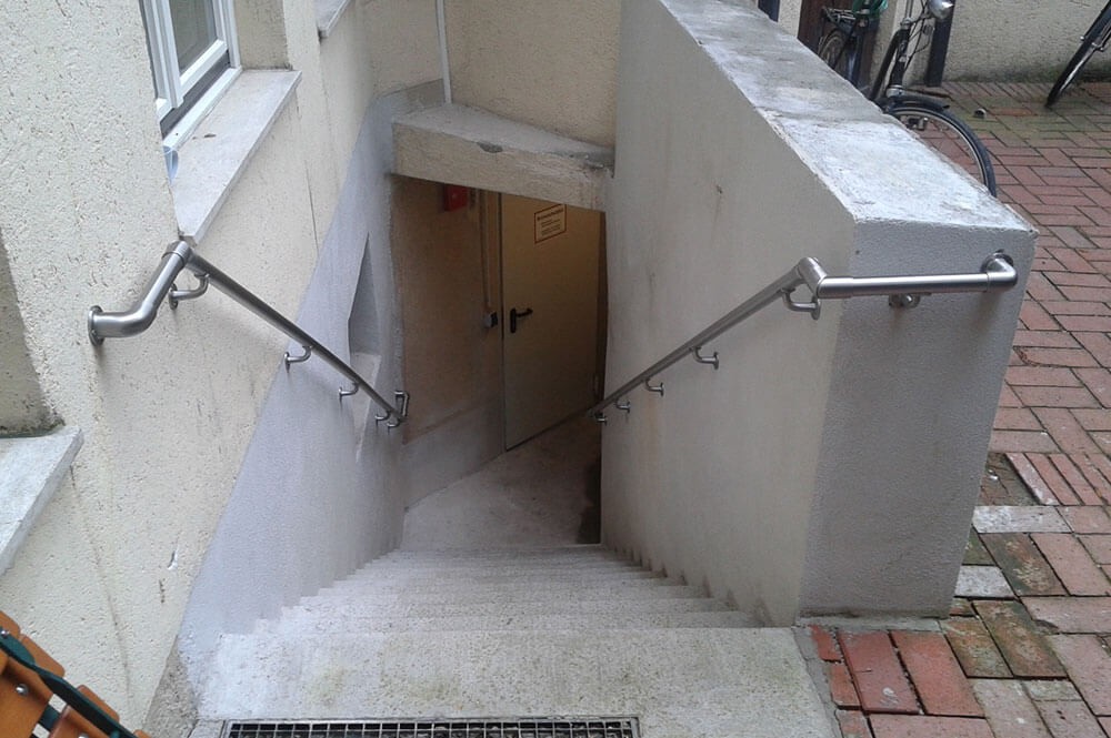 Flexofit Handlauf Beispiele im Aussenbereich